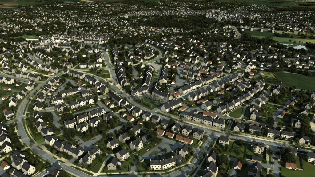 Bird’s eye view of Scotland’s largest new town unveiled ...